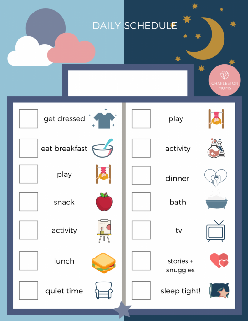 daily schedule daily routine chart for adults - FREE Printable A-Z
