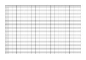 Free Printable Blank Spreadsheet Templates - FREE Printable A-Z