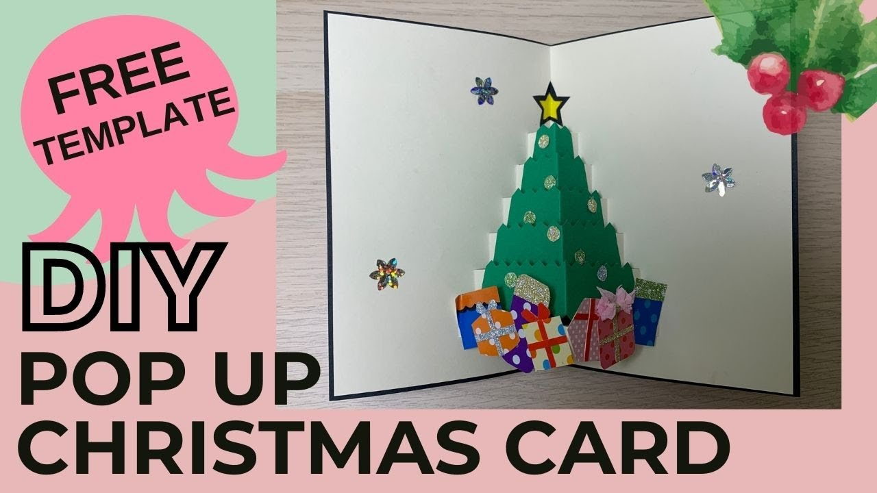 Christmas Pop Up Cards Template - FREE Printable A-Z
