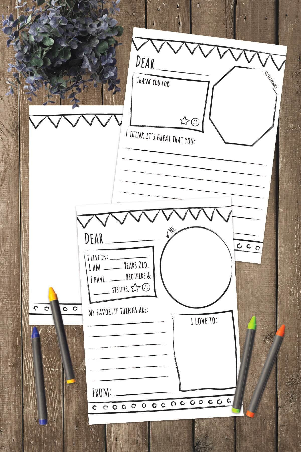 Free Pen Pal Printables - FREE Printable A-Z