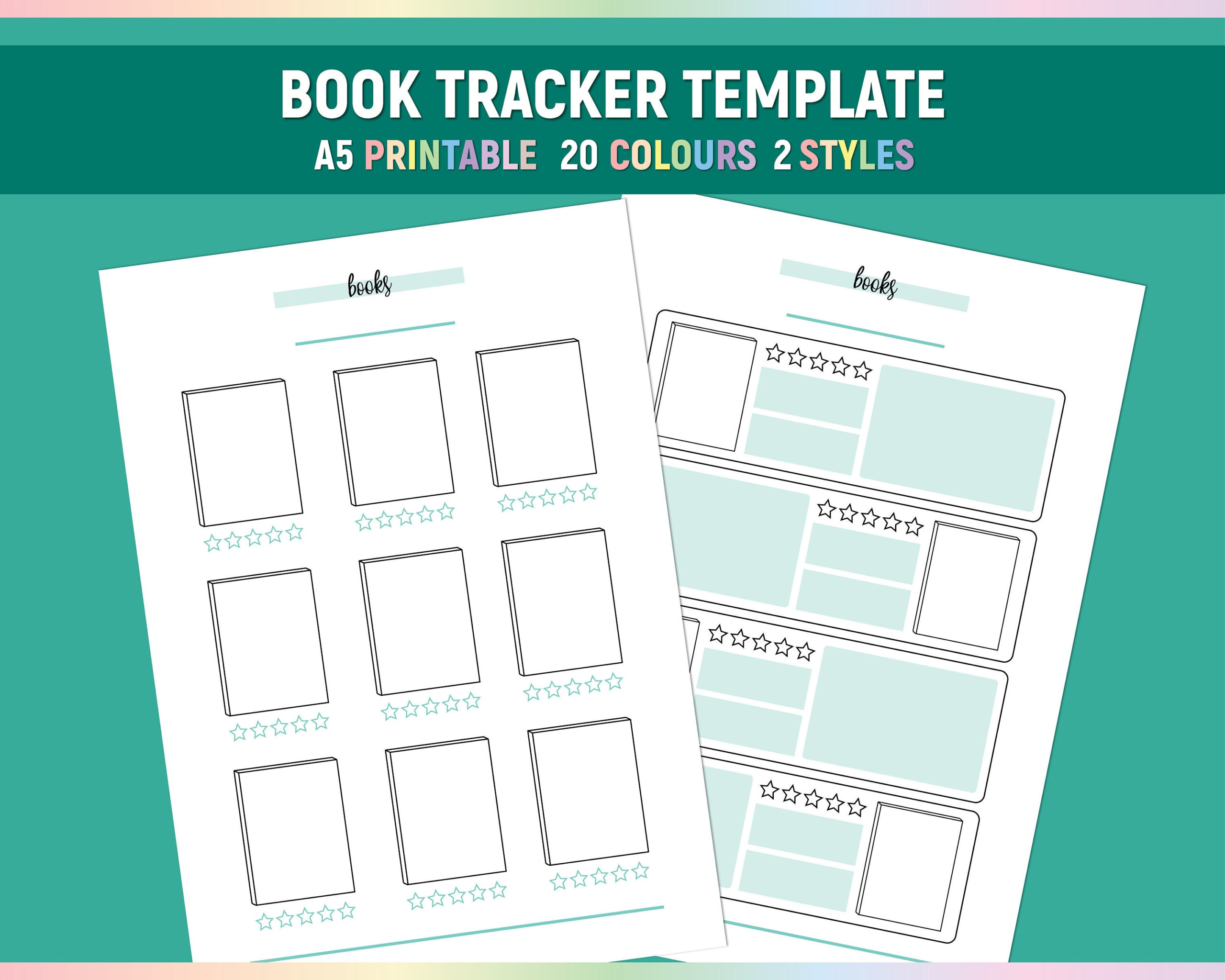Book Tracker Printable - FREE Printable A-Z