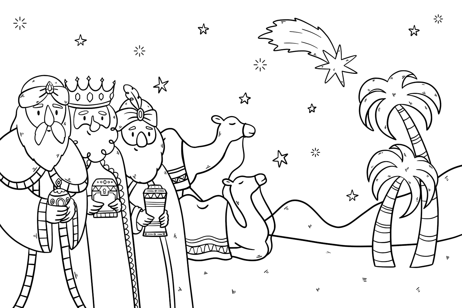 Printable Epiphany Coloring Pages - FREE Printable A-Z