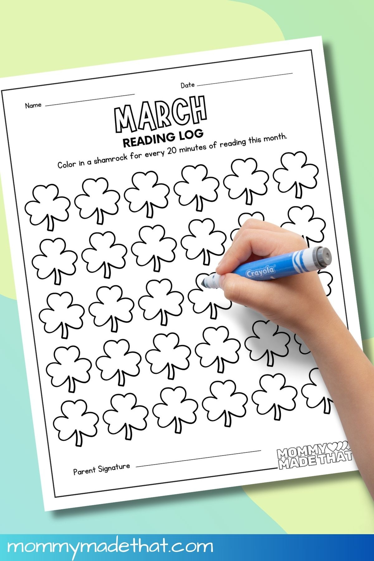 March Reading Log Free Printable - FREE Printable A-Z