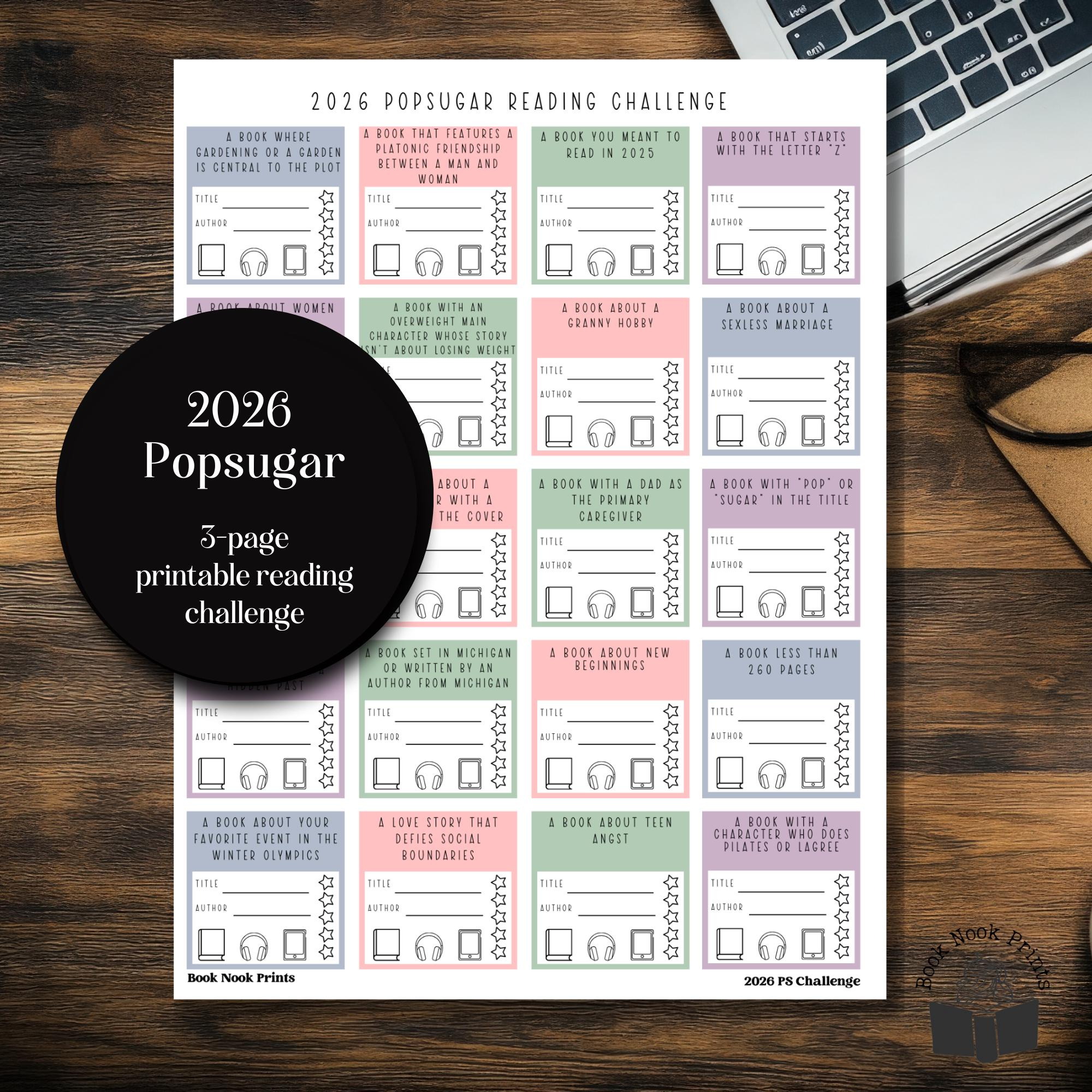 2026 Book Tracker Printable - FREE Printable A-Z