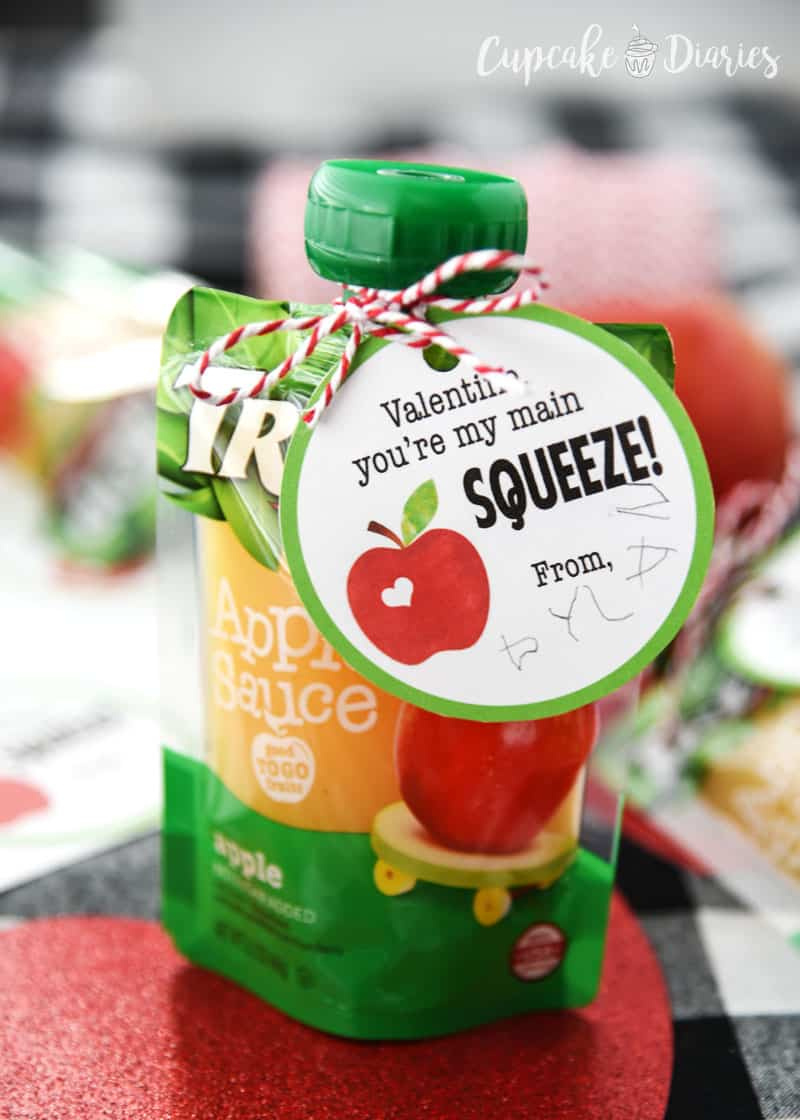 Applesauce Valentine Printable Free - FREE Printable A-Z