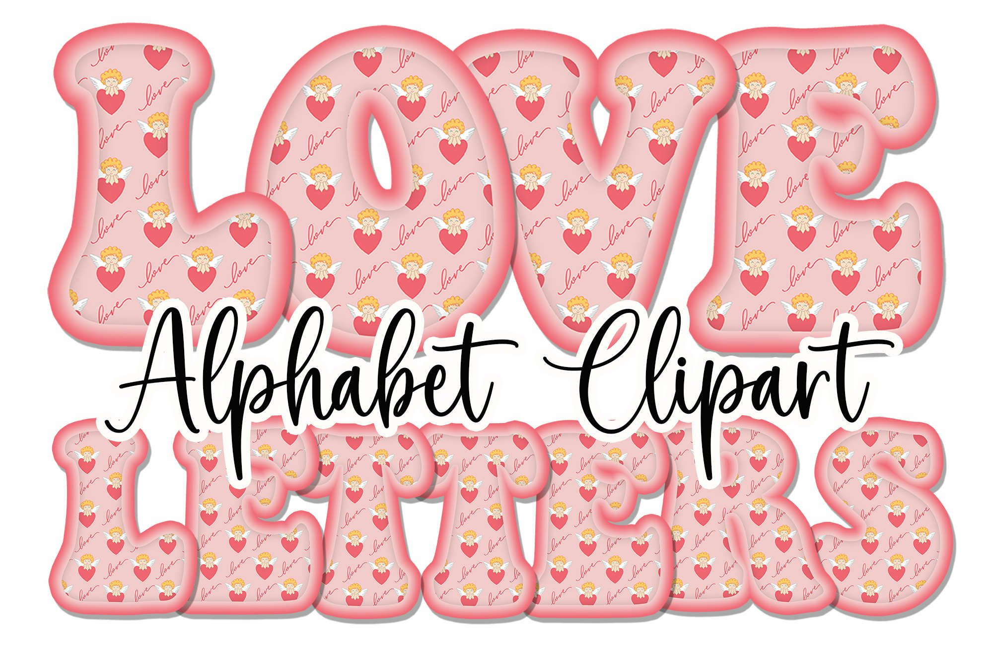 Printable Valentine Alphabet Letters - FREE Printable A-Z