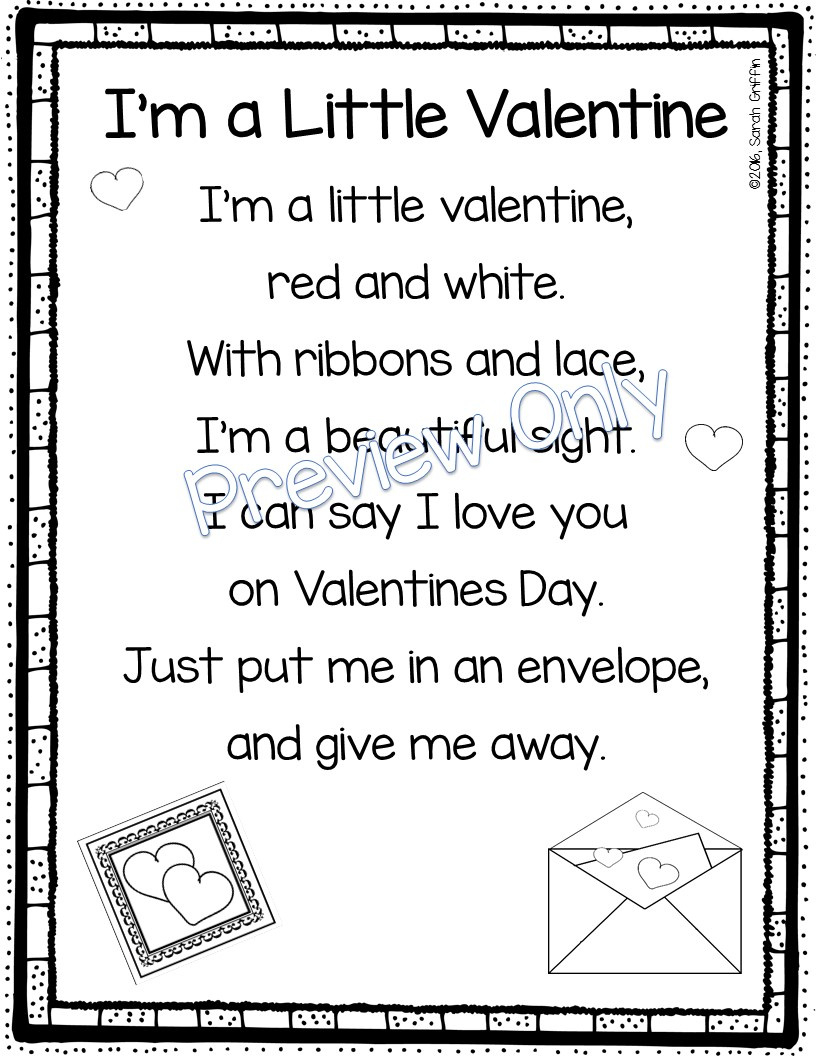 Printable Valentine Poems - FREE Printable A-Z