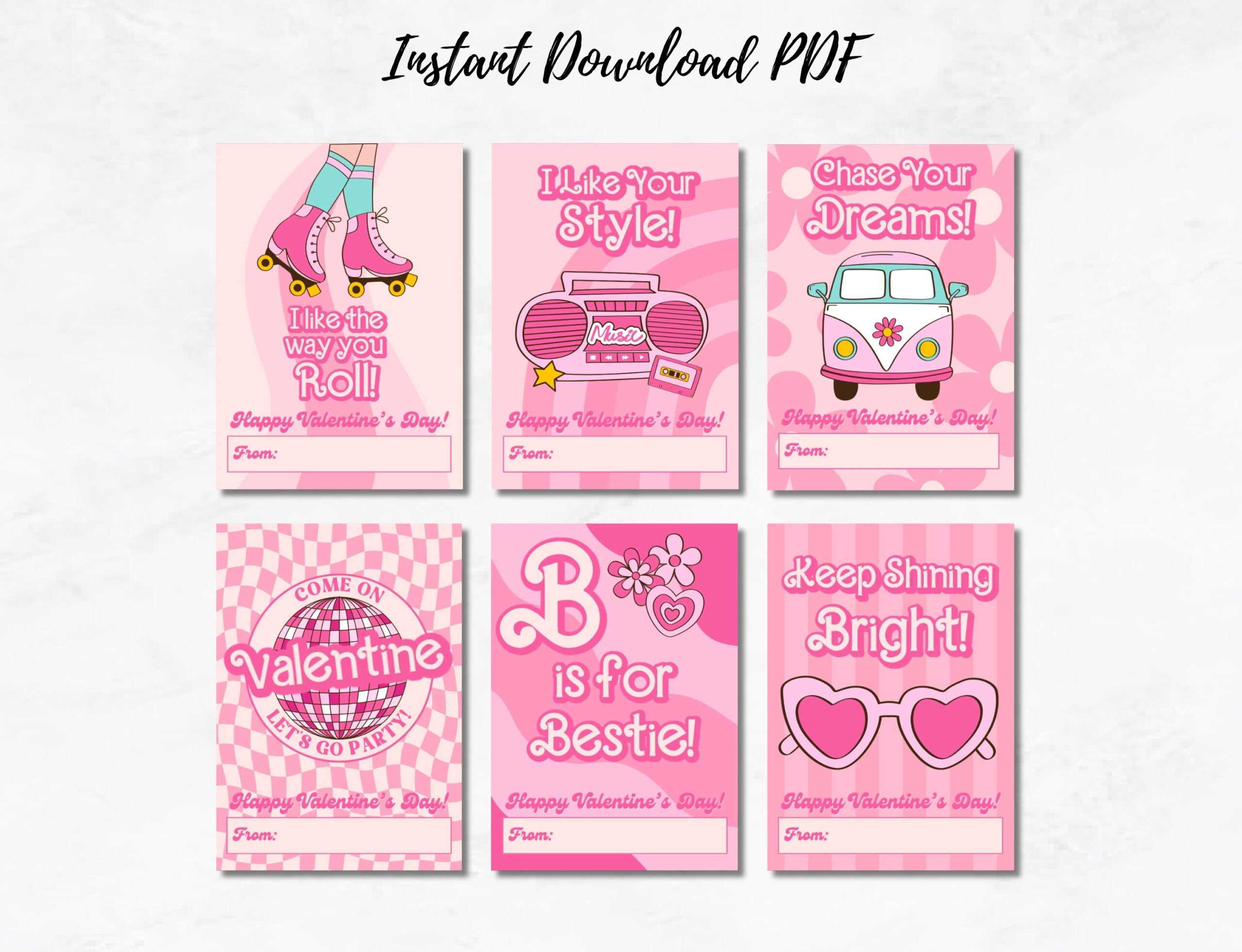 Barbie Valentine Cards Printable - FREE Printable A-Z