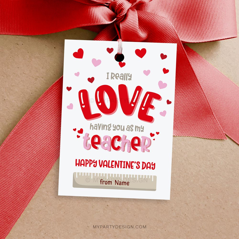 Printable Valentine Tags For Teachers - FREE Printable A-Z